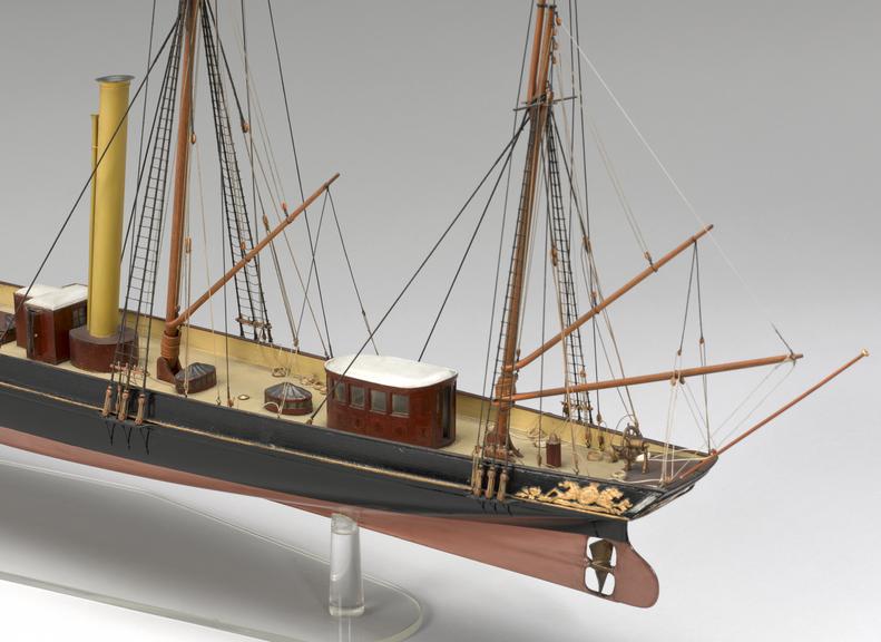 Whole model of the Royal steam yacht 'Fairy' | Science Museum Group ...