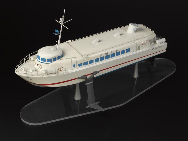 Model of Grummen Dolphin class "Sea Skimmer" hydrofoil | Science Museum ...