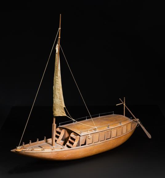 Model of a Badjra (Budgerow) Ganges travelling House-Boat | Science ...