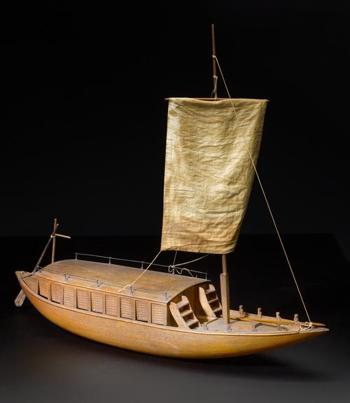 Model of a Badjra (Budgerow) Ganges travelling House-Boat | Science ...