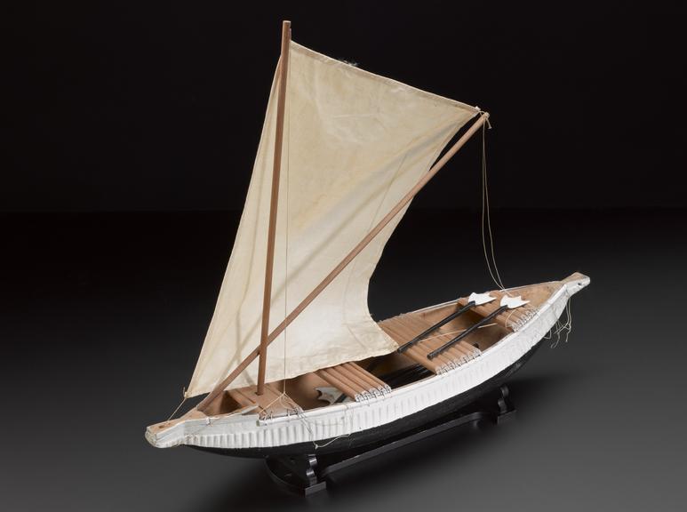 Model of an Accra surf boat | Science Museum Group Collection