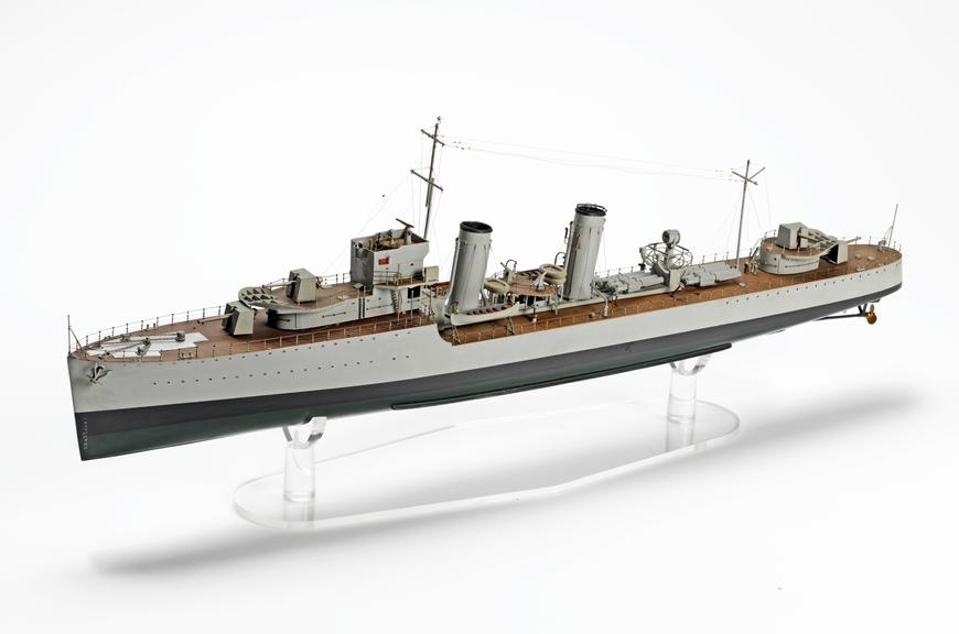 Working model of Destroyer HMS 'Antelope' | Science Museum Group Collection