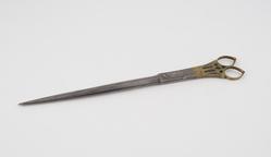 Scissors, silver inlaid | Science Museum Group Collection