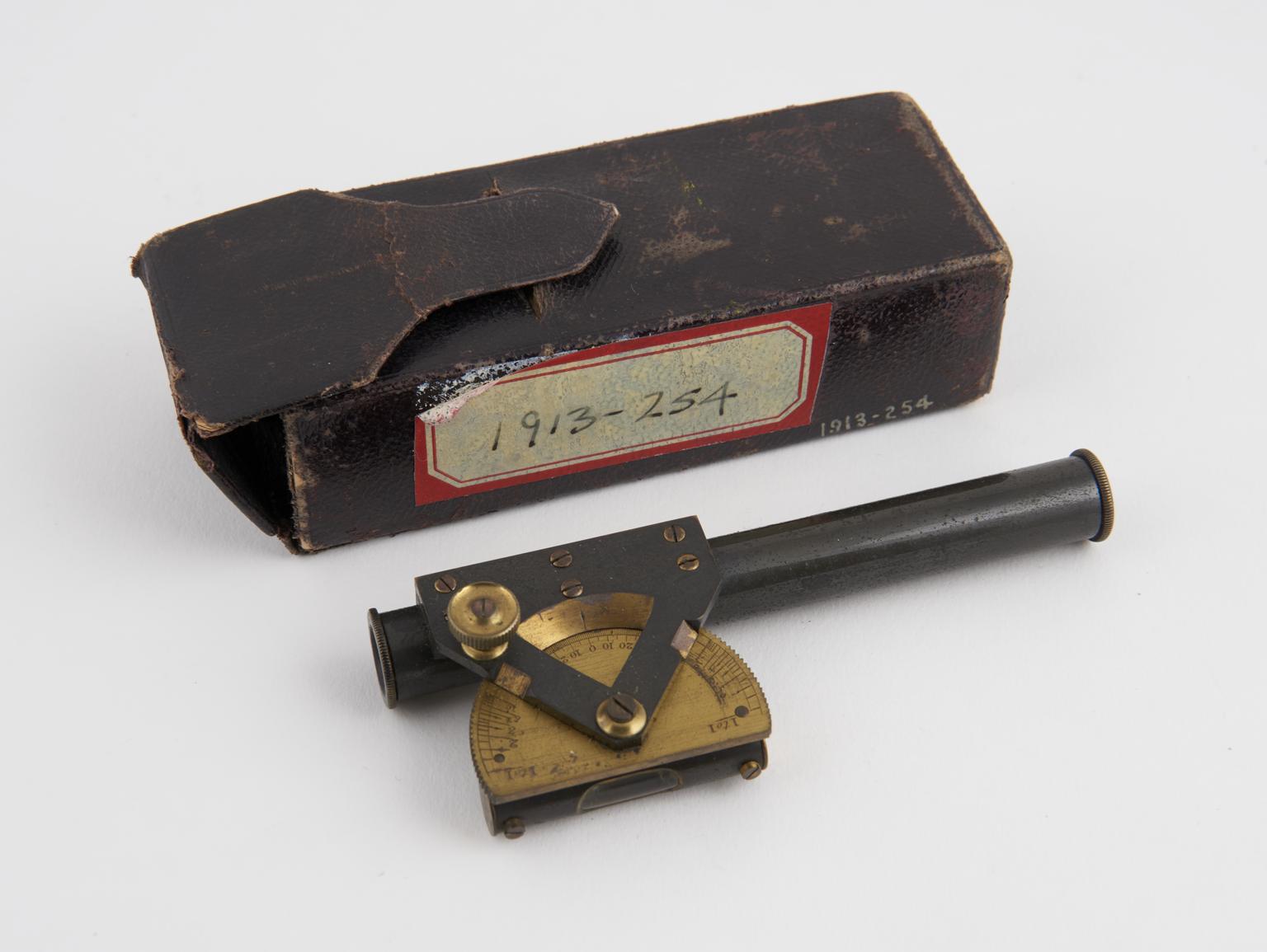 Abney level & clinometer, English, 1875-1885 | Science Museum Group ...