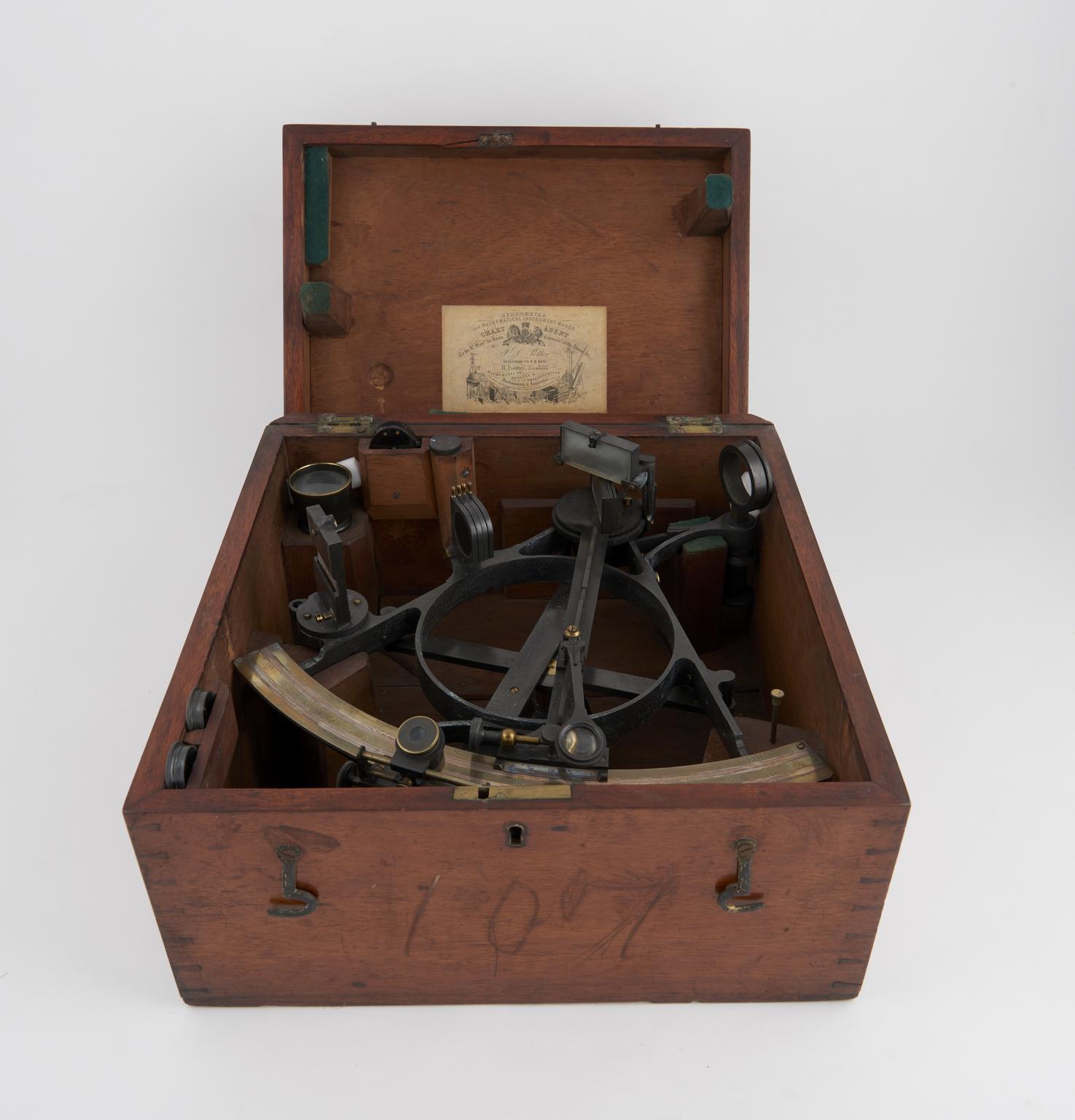 Double sounding sextant. | Science Museum Group Collection