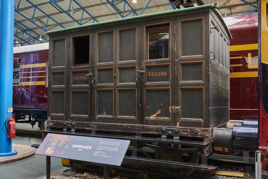 Bodmin & Wadebridge Railway 2nd Class railway carriage, 1834 | Science ...