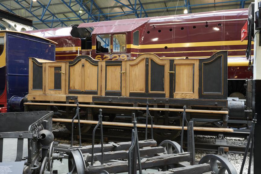Bodmin & Wadebridge Railway 3rd Class open railway carriage, 1834 ...