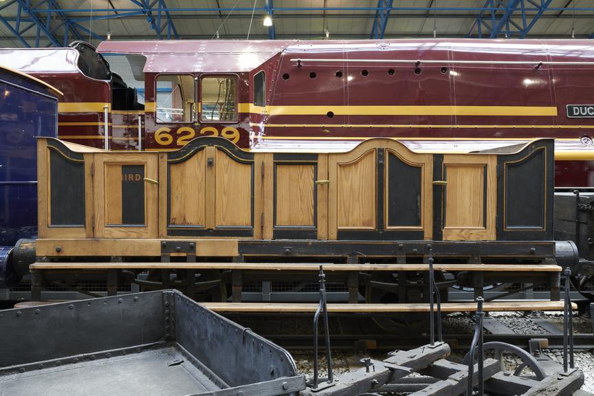 Bodmin & Wadebridge Railway 3rd Class open railway carriage, 1834 ...
