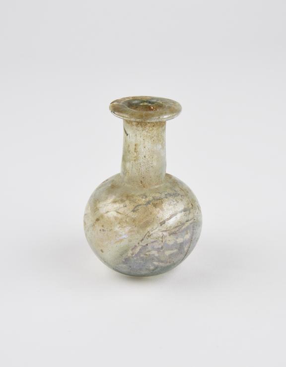 Glass flask, Roman, 151-300AD | Science Museum Group Collection