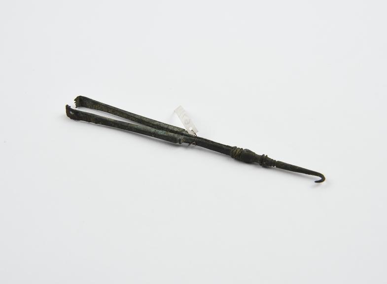 Combined forceps and hook | Science Museum Group Collection