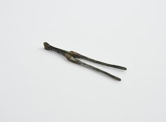 Forceps, bronze | Science Museum Group Collection