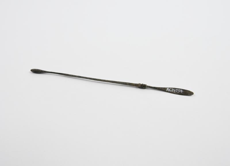 Combined spatula and olive ended probe | Science Museum Group Collection