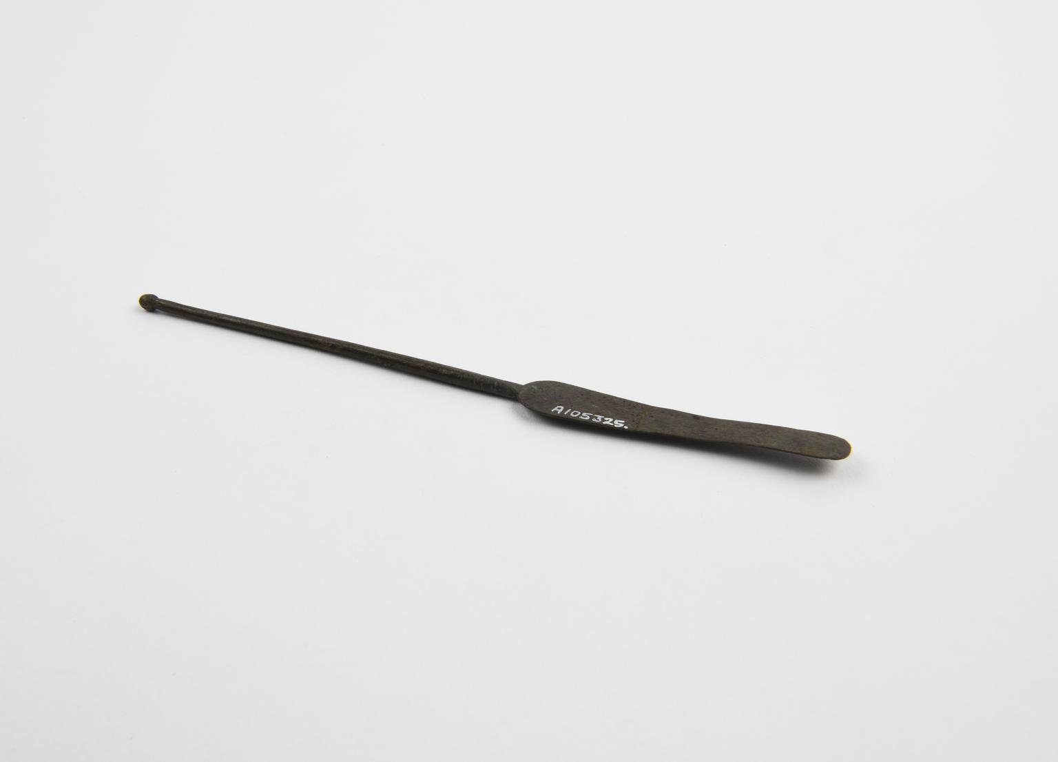 Combined spatula and olive ended probe | Science Museum Group Collection