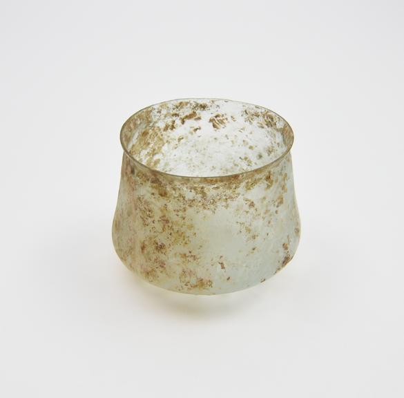 Glass cupping or drinking vessel | Science Museum Group Collection
