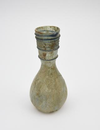 Glass flask, Byzantine, 401 to 700 AD | Science Museum Group Collection