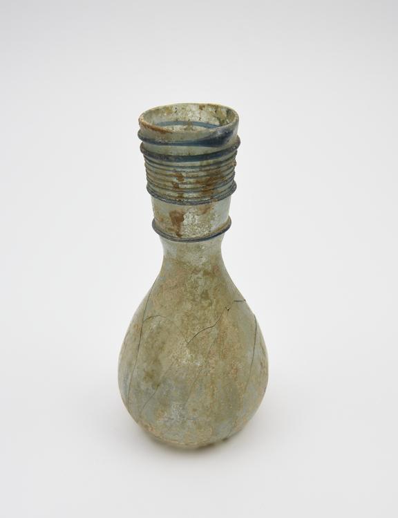 Glass flask, Byzantine, 401 to 700 AD | Science Museum Group Collection