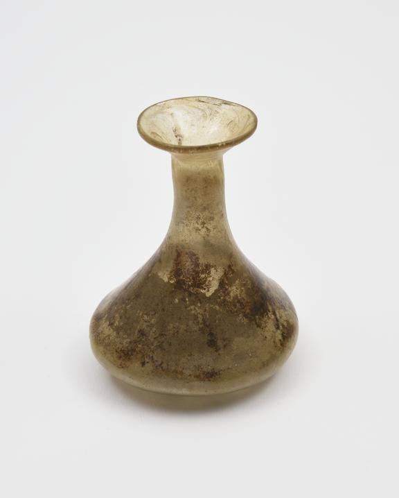 Glass flask, possibly Roman, 251 to 450 AD | Science Museum Group ...