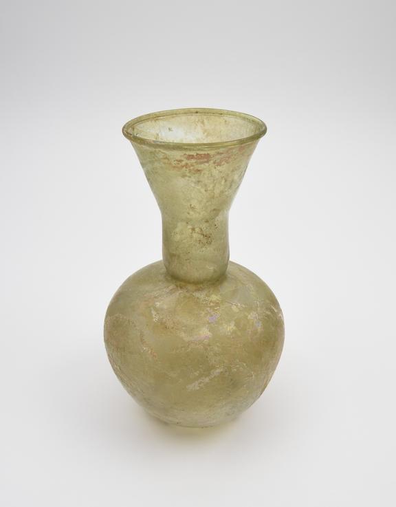 Glass flask, Byzantine, 401-700 | Science Museum Group Collection