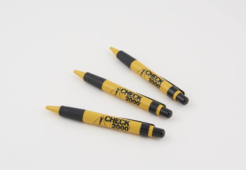 'Check 2000' branded pens, marketing GMT 2000's 'Check 2000' tool ...