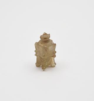 Glass molar tooth bottle | Science Museum Group Collection