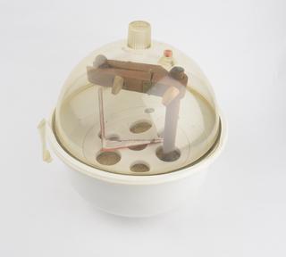 Rock salt prism used in pioneering work on the infra-red spectrum, 1920 ...