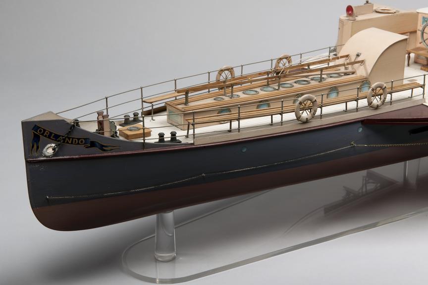 Whole model of the River Thames paddle steamer 'Orlando' | Science ...