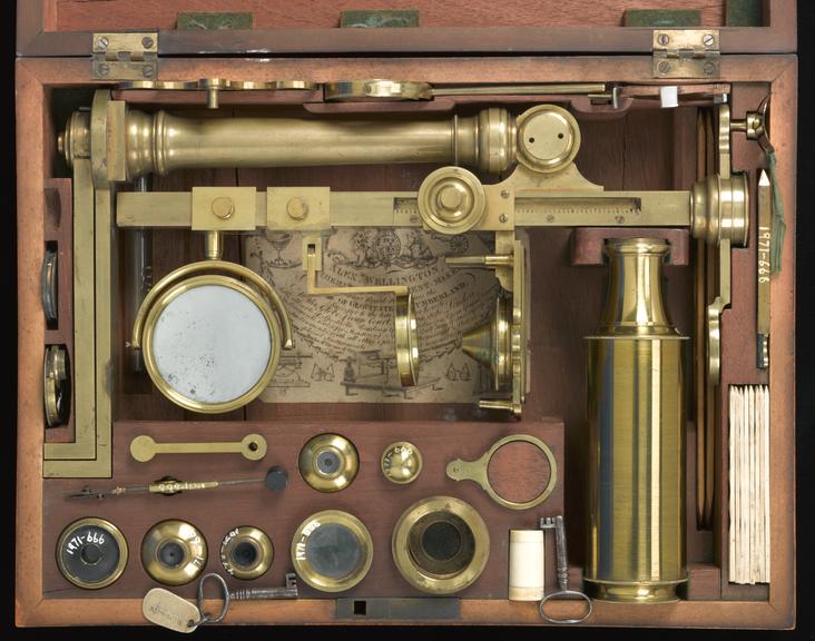 Non achromatic microscope by Alexander Wellington | Science Museum ...