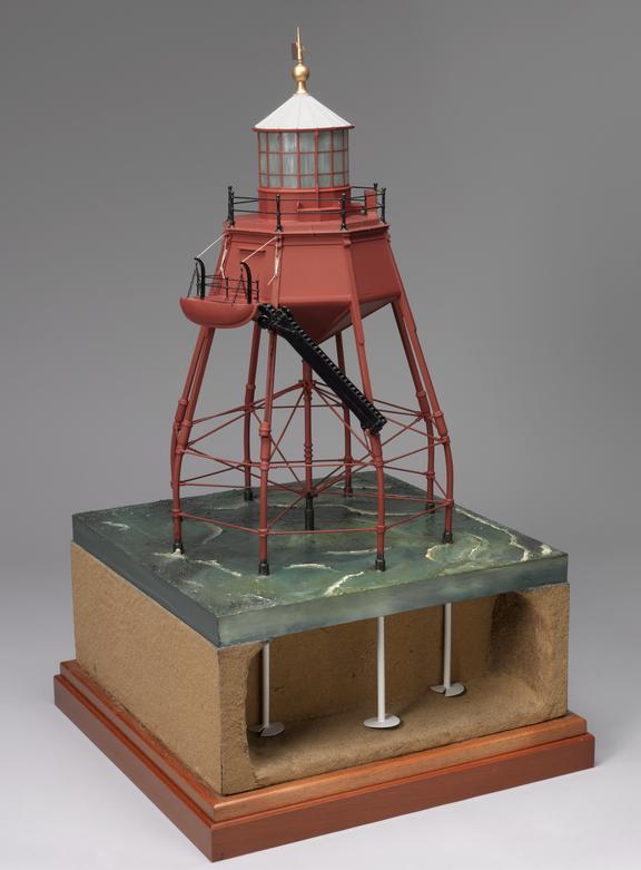 Model of the lighthouse on the Maplin Sands | Science Museum Group ...