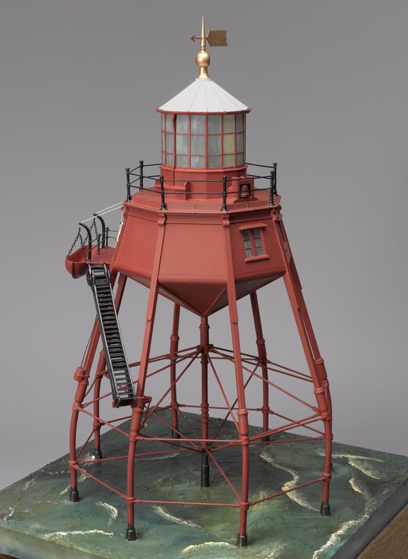 Model of the lighthouse on the Maplin Sands | Science Museum Group ...