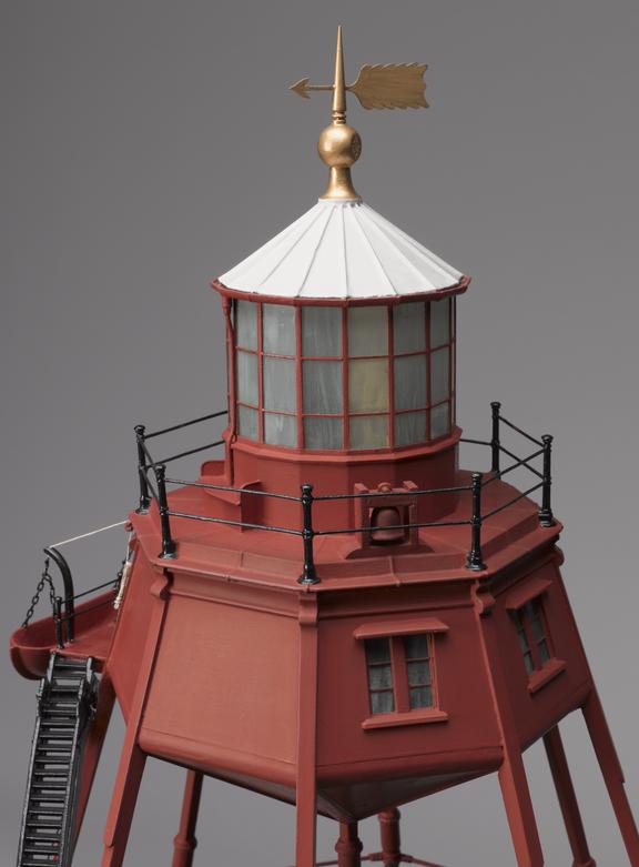 Model of the lighthouse on the Maplin Sands | Science Museum Group ...