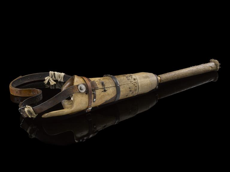 Wooden artificial leg | Science Museum Group Collection