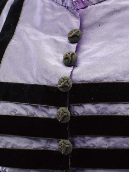 Silk skirt and blouse dyed with Perkin's mauve aniline dye | Science ...