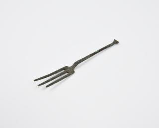 Three pronged fork with diamond knop | Science Museum Group Collection