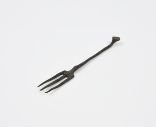 Three pronged fork with diamond knop | Science Museum Group Collection