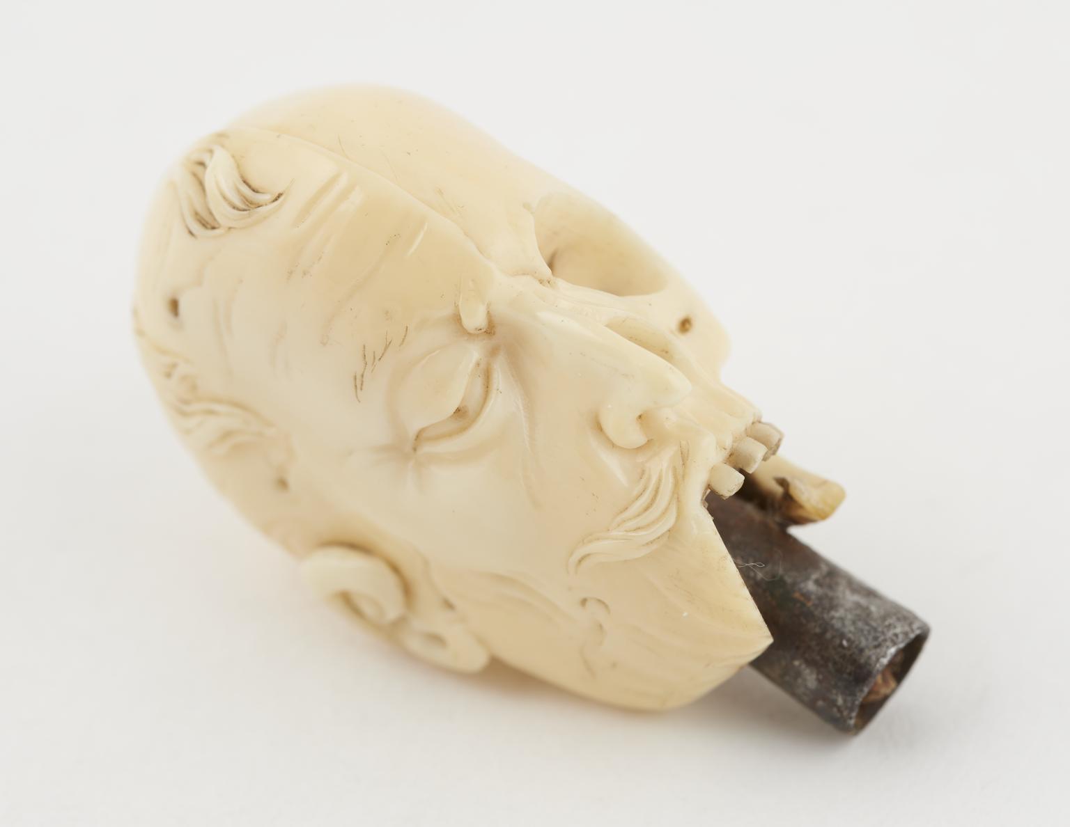 Ivory model of a half head, half skull, Europe, undated | Science ...