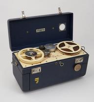 Wirek "Reporter" portable tape recorder with clockwork motor | Science ...