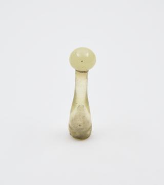 Glass object, possibly a stopper. | Science Museum Group Collection