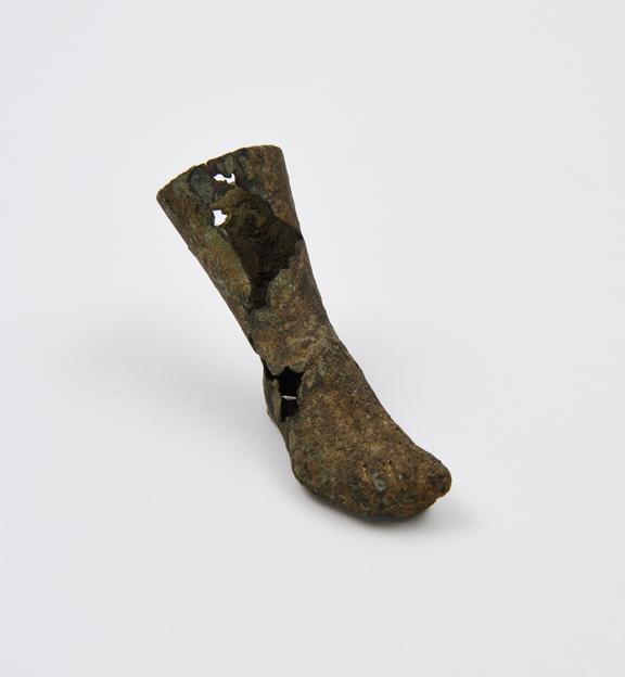 Bronze votive foot, Roman, 100BC-100AD | Science Museum Group Collection