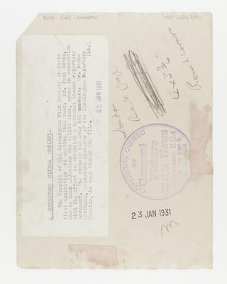 Photograph of members of a repertory cinema society | Science Museum ...