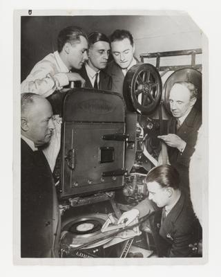 Photograph of members of a repertory cinema society | Science Museum ...