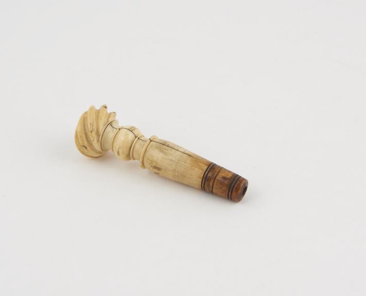 Ivory tobacco pipe stem | Science Museum Group Collection