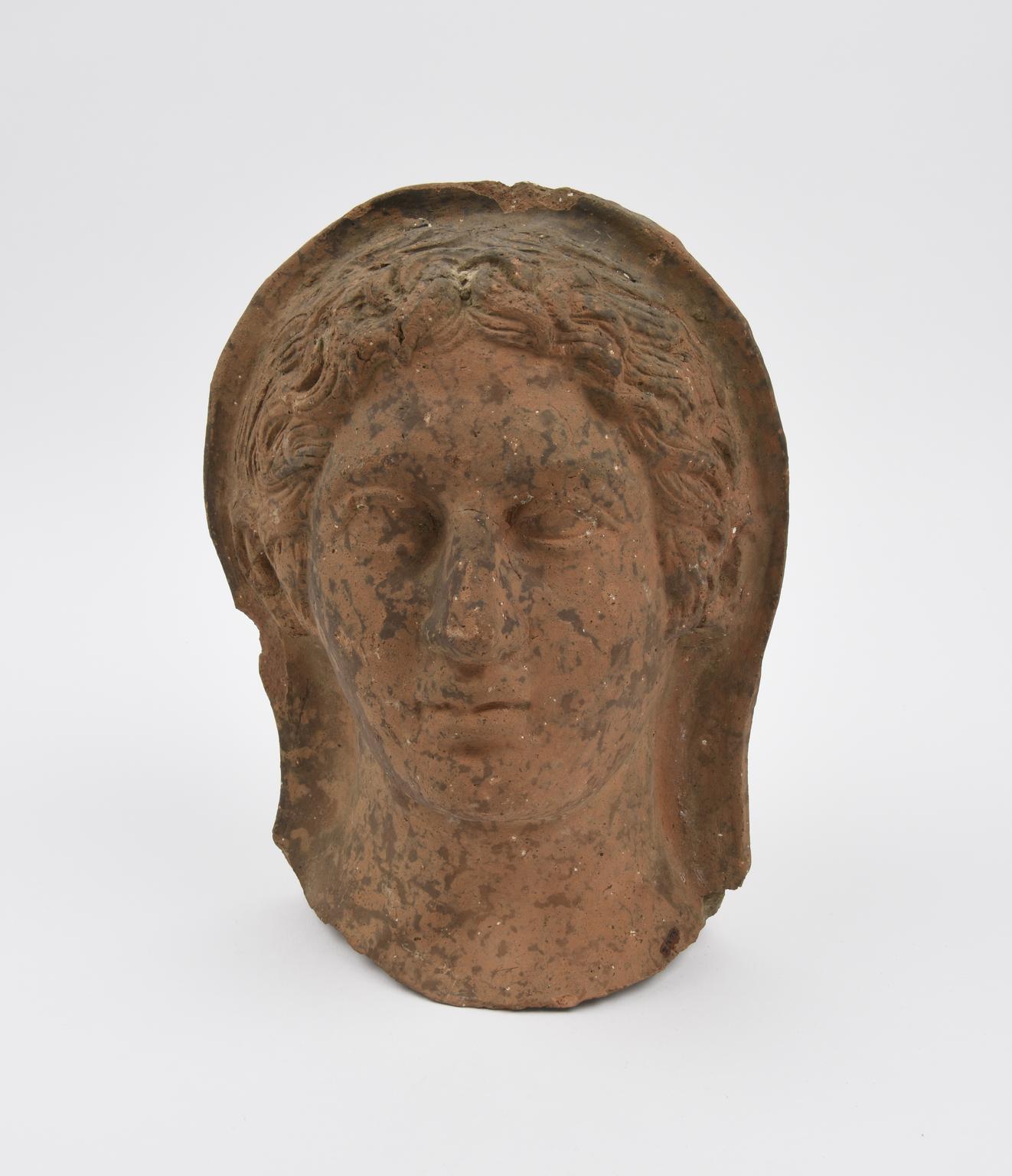 Head, terracotta, probably Roman, 200BC-200AD | Science Museum Group ...
