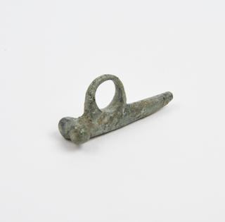 Amuletic solid bronze pendant priapus | Science Museum Group Collection