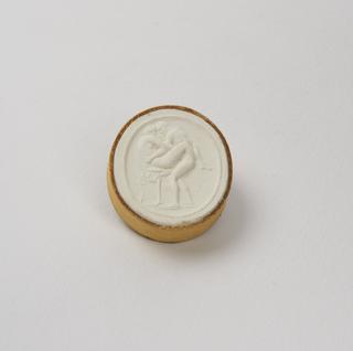 Plaster impression from a seal | Science Museum Group Collection