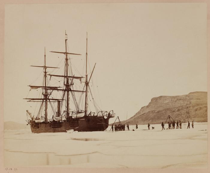 Approximately 100 photographs of the Arctic Expedition of 1875-6 under ...