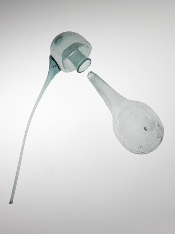 Alembic and cucurbit in blue glass, Isfahan, Iran | Science Museum ...