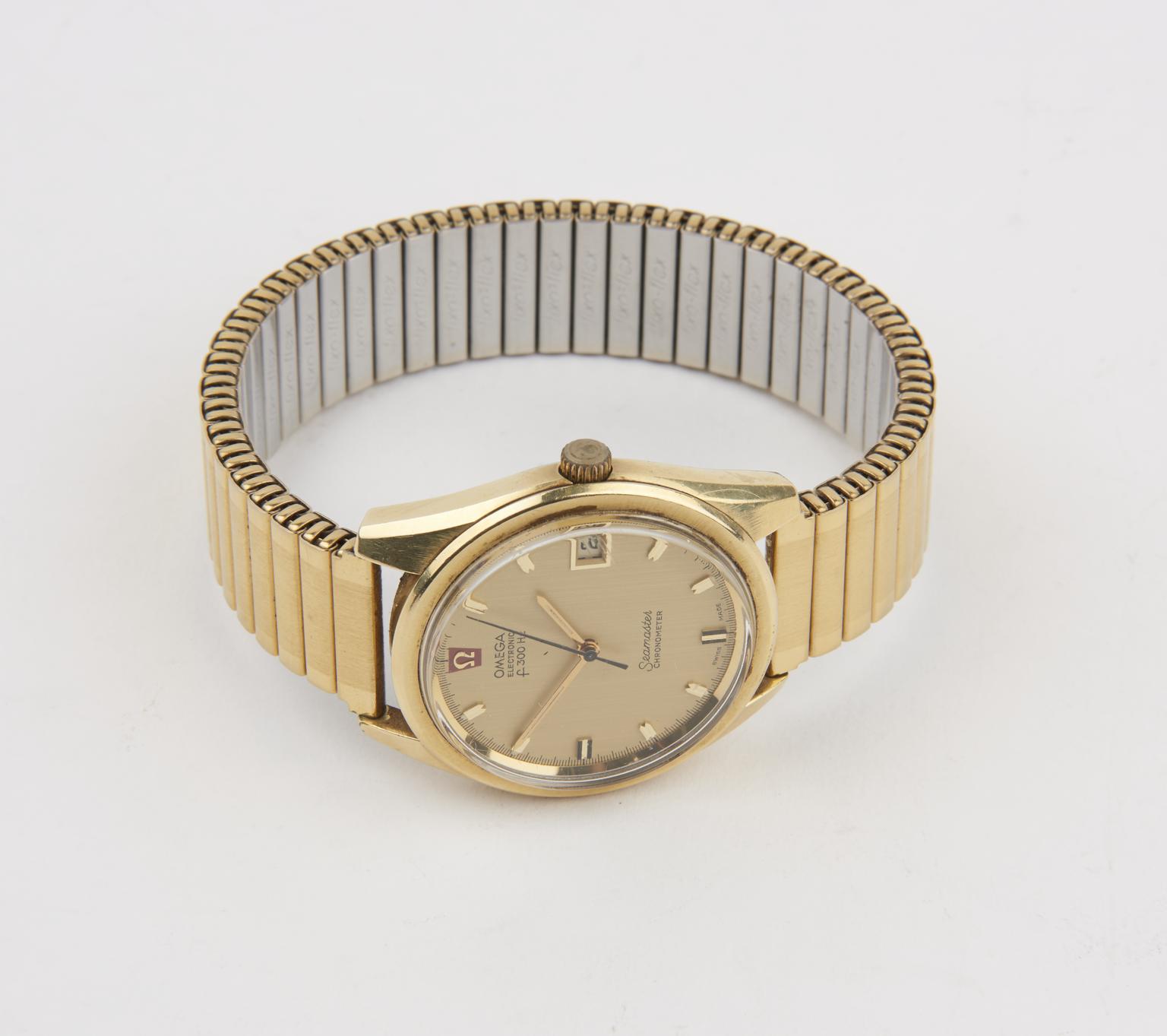 Electronic f300 Hz Seamaster Chronometer wrist watch | Science Museum ...