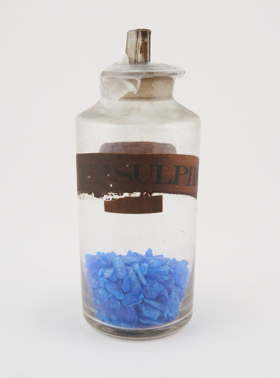 Bottle, clear glass | Science Museum Group Collection