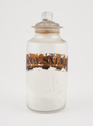 Bottle, clear glass | Science Museum Group Collection