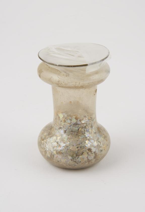 Glass albarello, containing flakes of glass | Science Museum Group ...